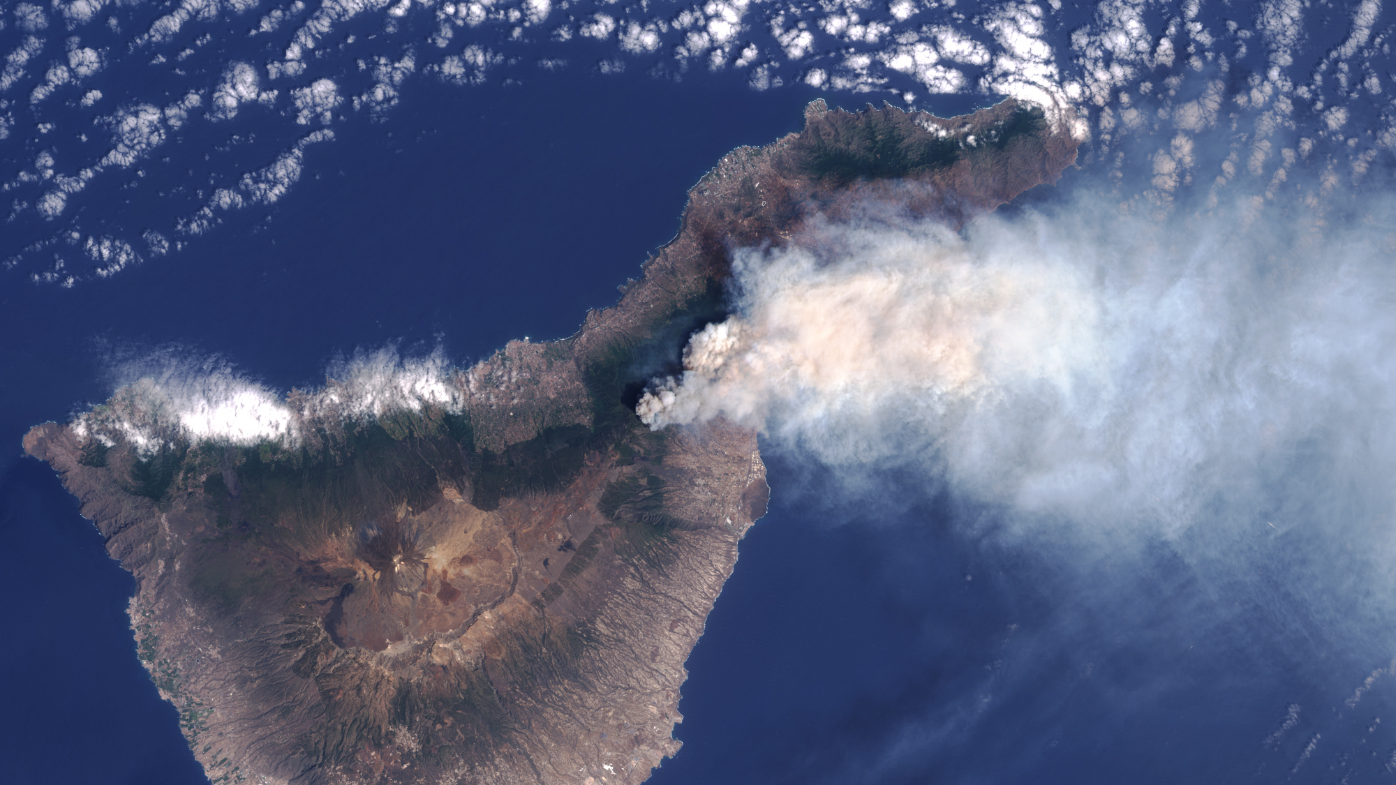 Nouvelles images dramatiques aux Canaries : l’incendie de Tenerife vu ...