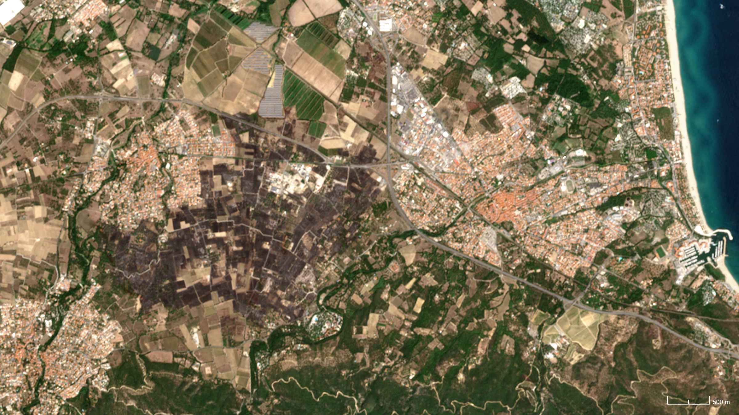 Dans les Pyrénées-Orientales, les dégâts de l’incendie de Saint-André ...