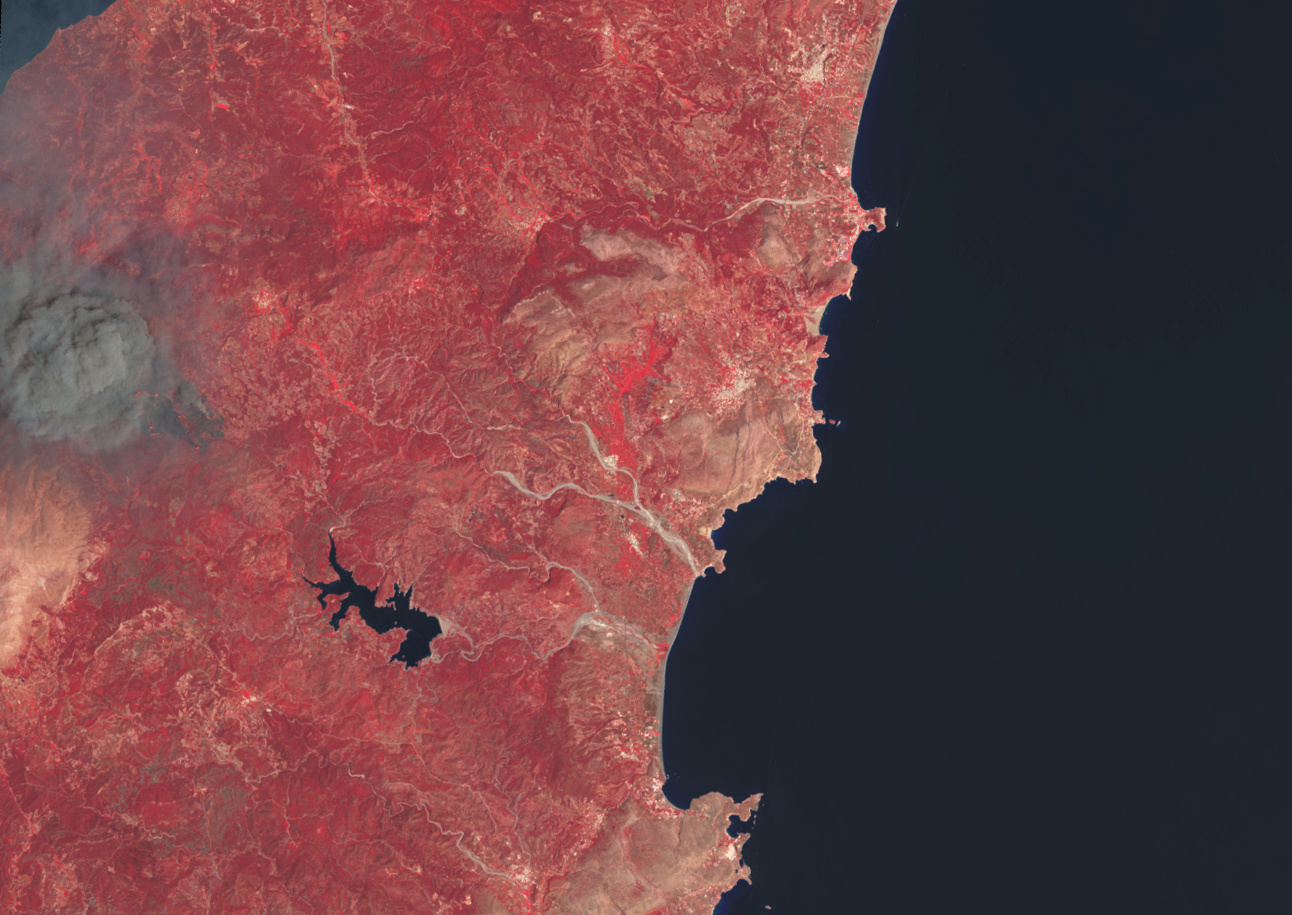 Les incendies du mois de juillet 2023 en Grèce vus par les satellites d ...